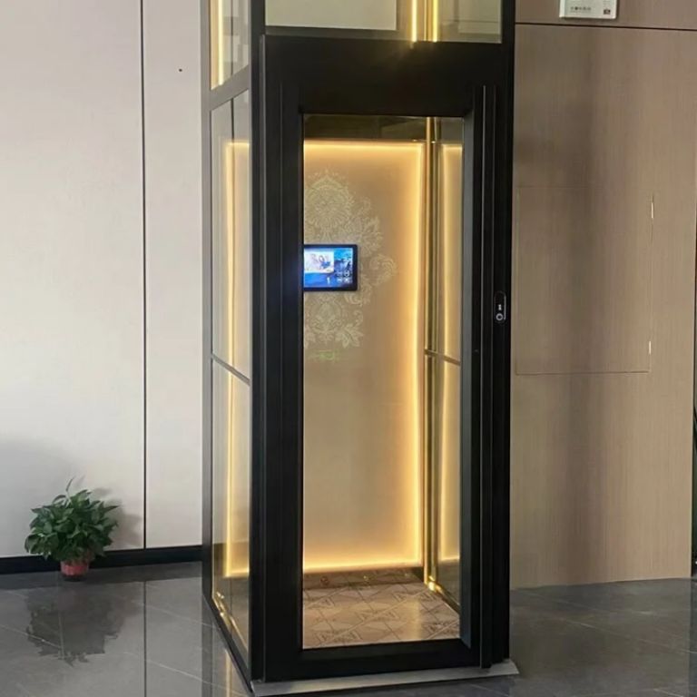 Hydraulic Gearless Vertical Platform Lift by Home lift elevator ...